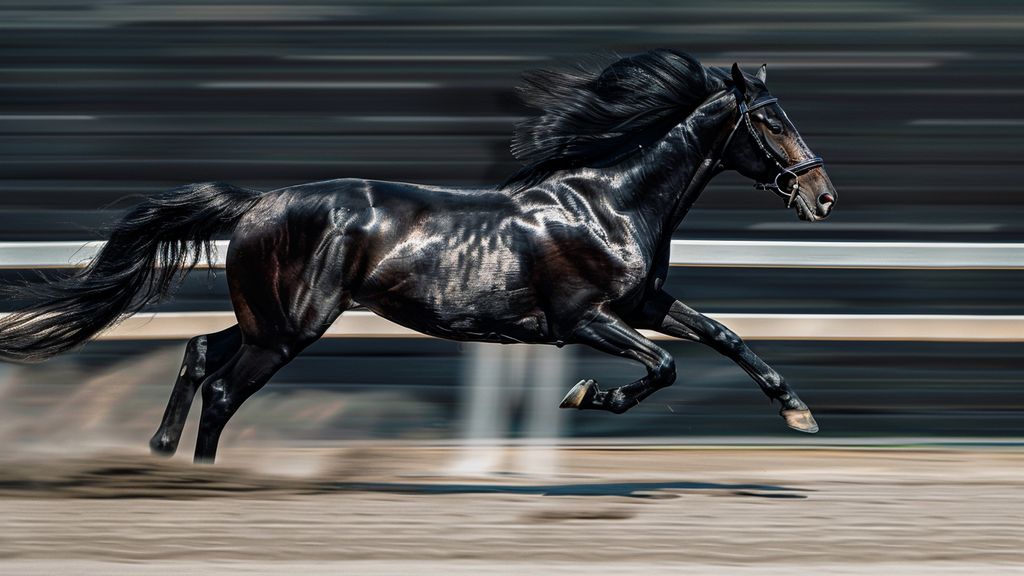 Les secrets des robes de cheval au galop 1 - Agence Alexandre